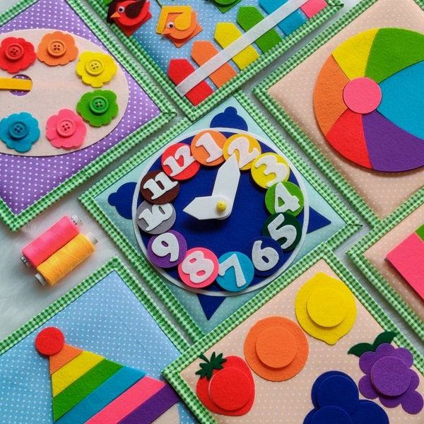 Toddler Quiet Book - Etsy