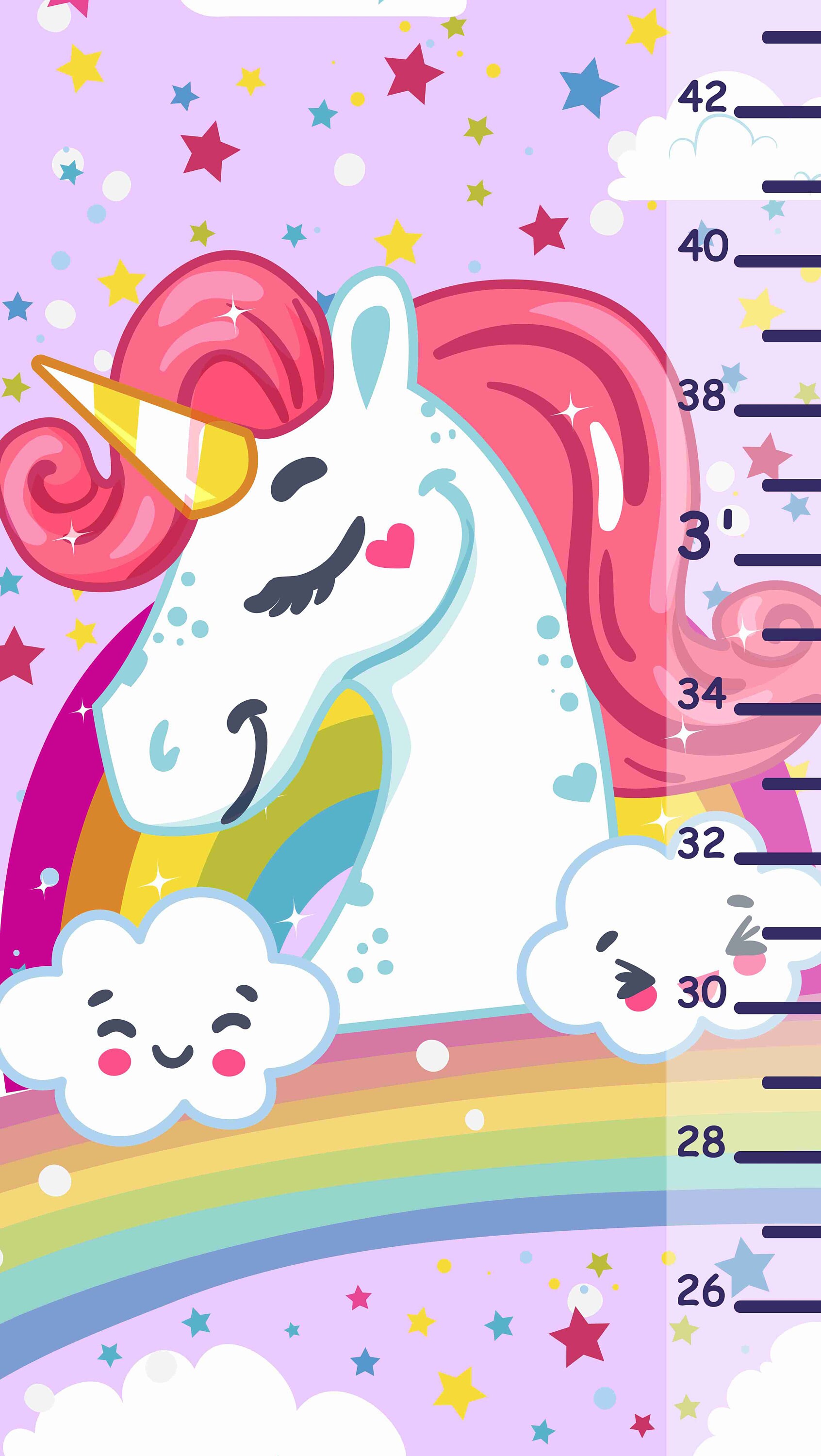 Personalized Unicorn Growth Chart Unicorn Height Chart - Etsy