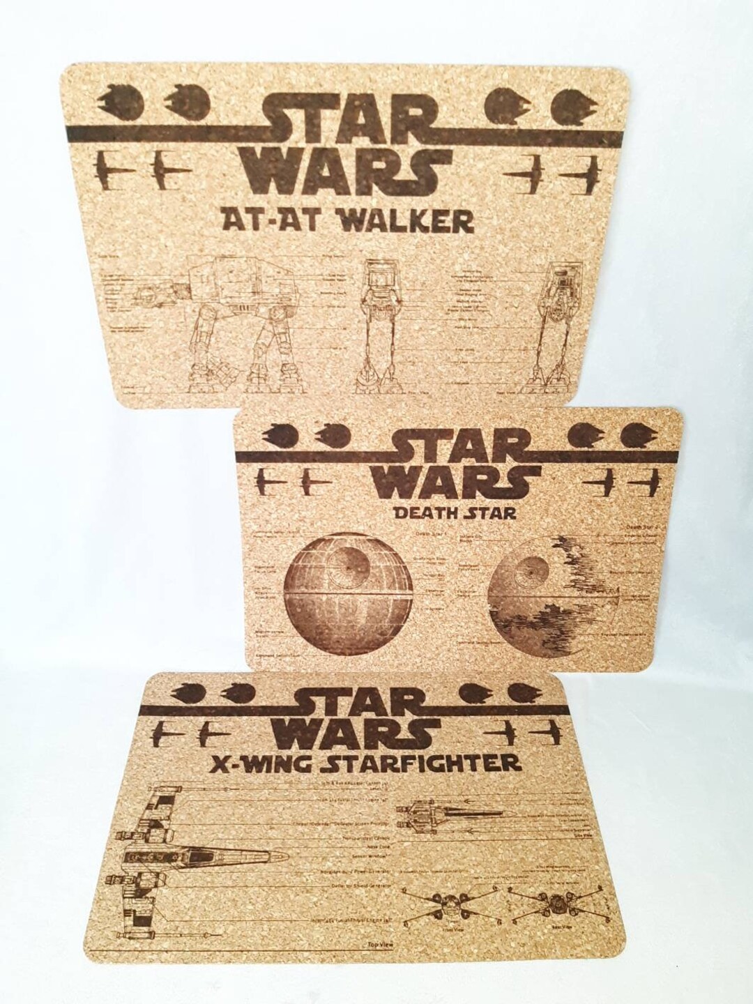 Star Wars Placemat, Table Mat, Dining Mat, Coaster, Plate Mat, Plate ...