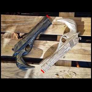 Ebony & Ivory DMC Dante Gun Devil May Cry Gun Cosplay Fan Made Prop - Etsy