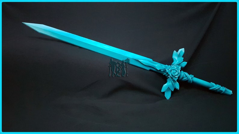 Alicization Blue Rose Sword Sword Art Online Cosplay Print - Etsy