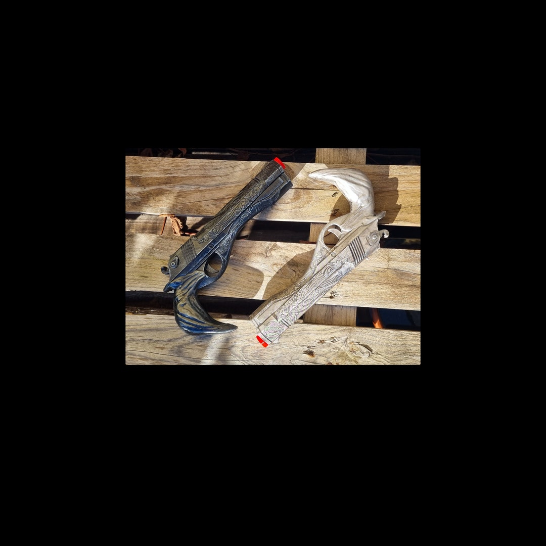 Ebony & Ivory DMC Dante Gun Devil May Cry Gun Cosplay Fan - Etsy