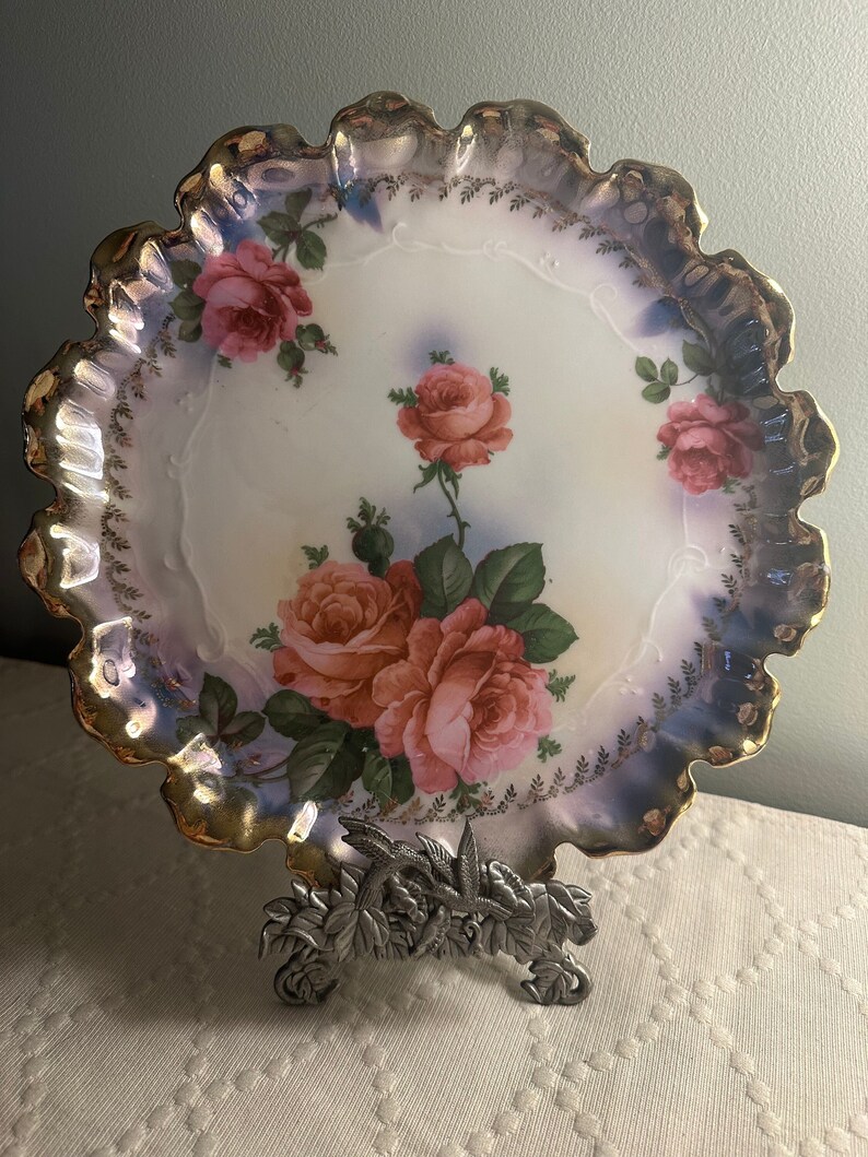 Vintage Rose Tray - Etsy