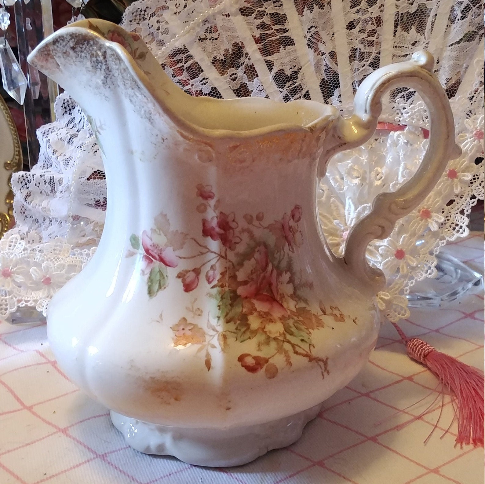 Antique Milk/water Pitcher - Etsy