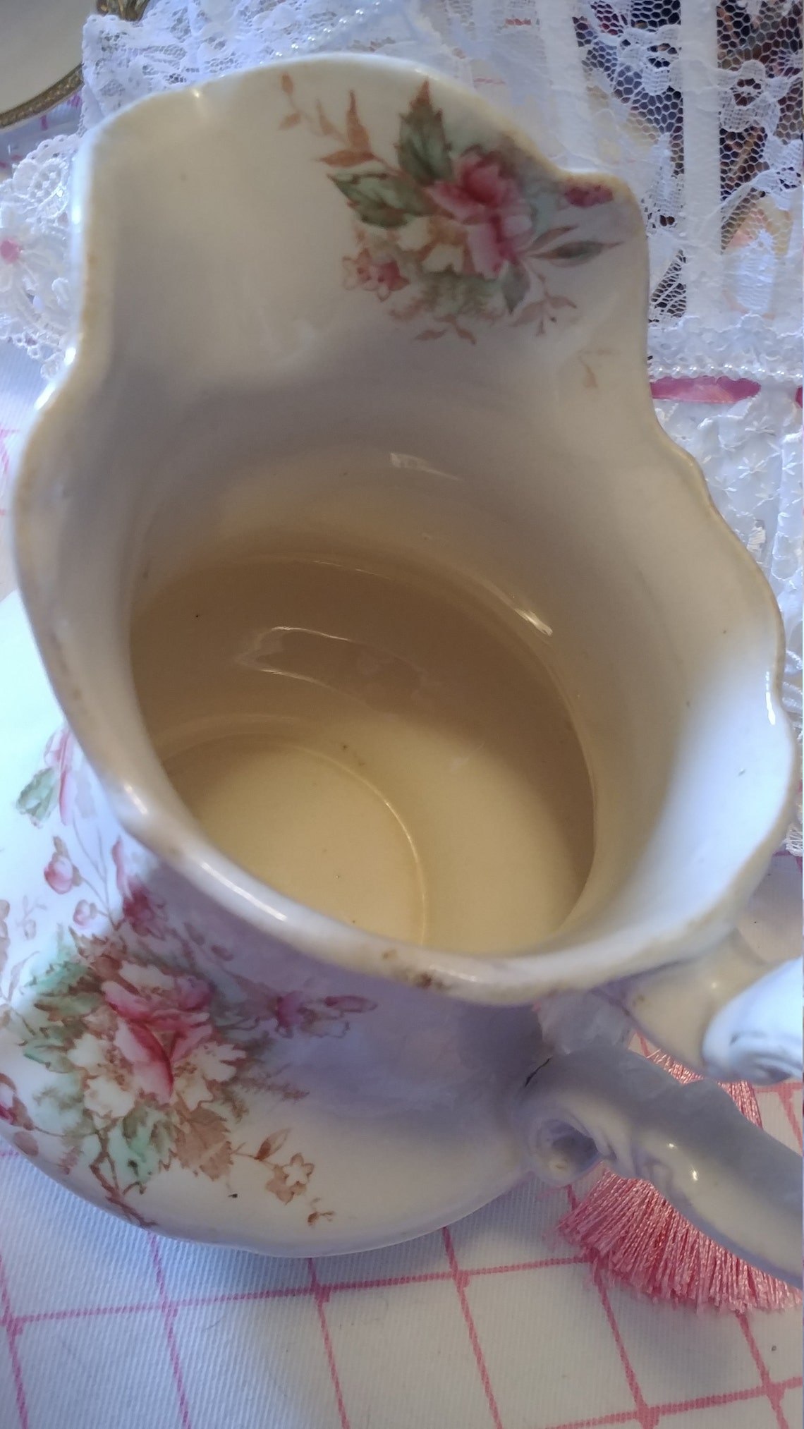 Antique Milk/water Pitcher - Etsy