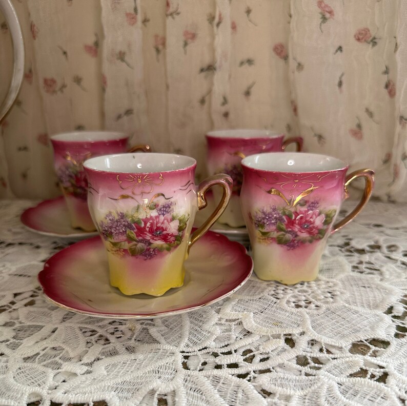 Antique Imperial Germany Chocolate Pot Set - Etsy