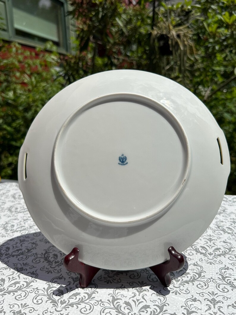 Vintage RS Prussia Plate - Etsy