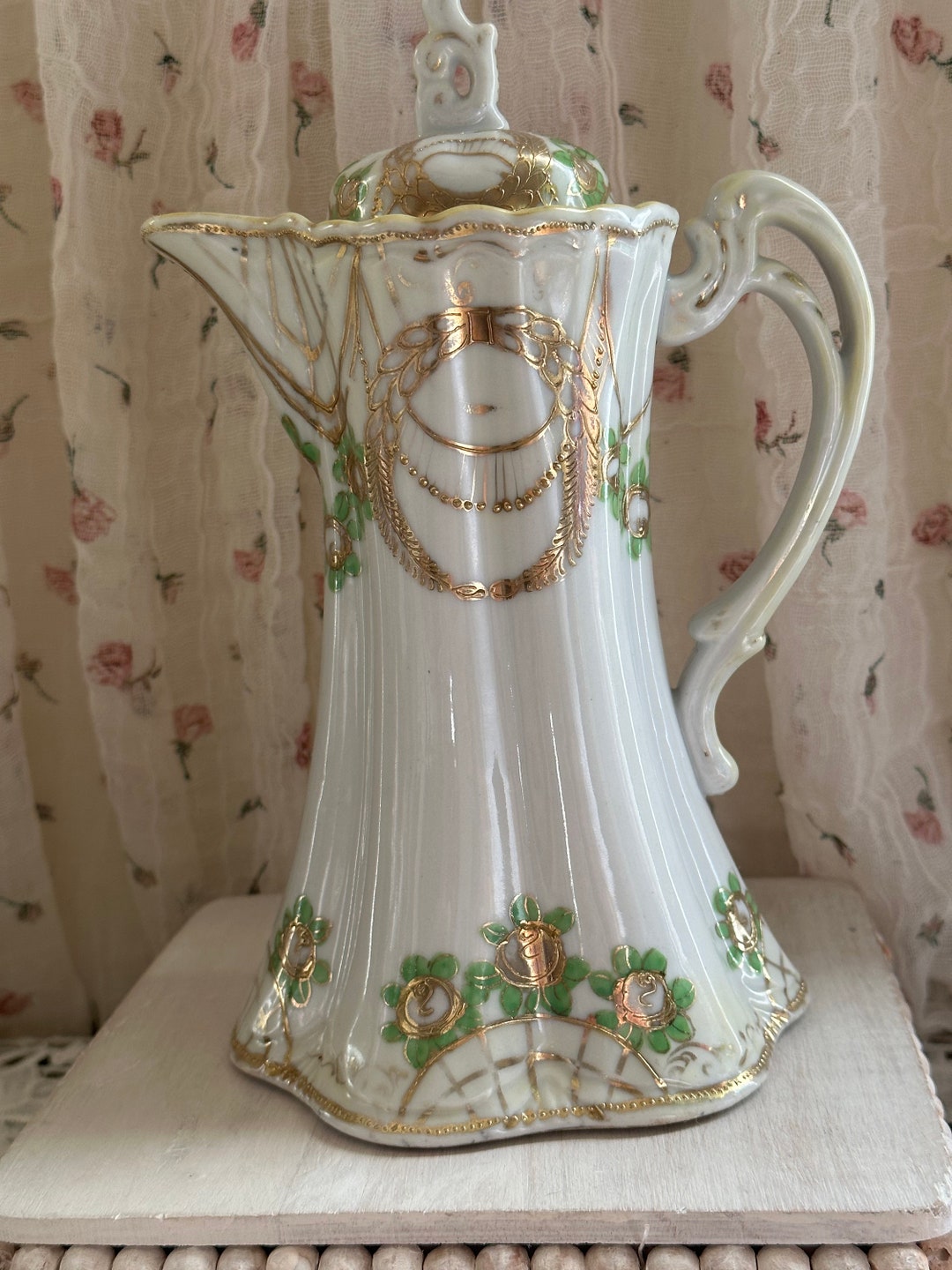 Antique Nippon Chocolate Pot - Etsy