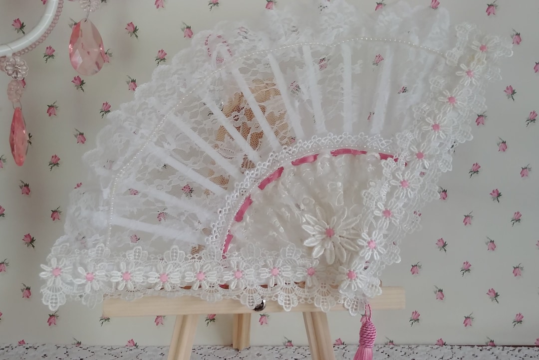 Decorative Hand Fans in 3 Color - Etsy