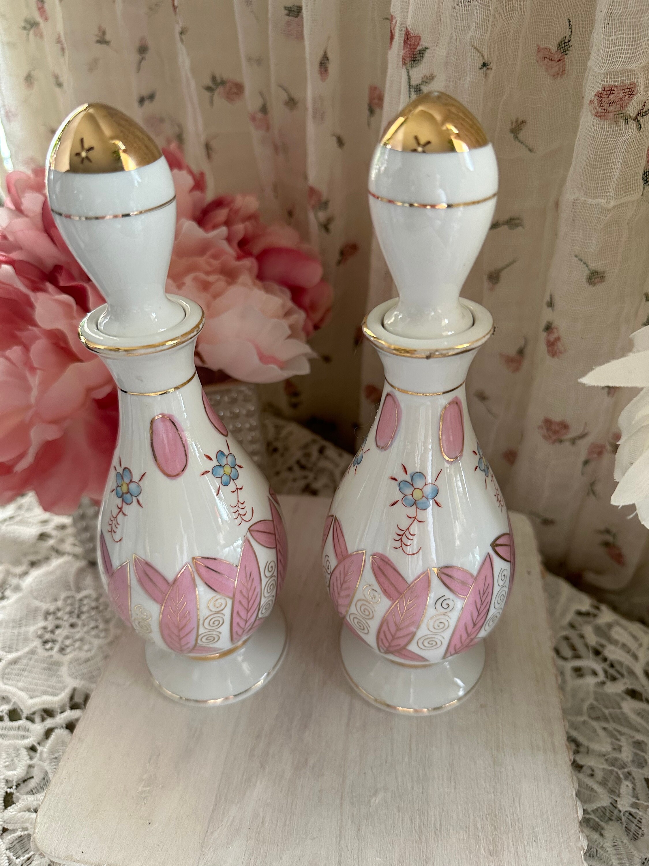 Vintage Andrea Porcelain Perfume Bottles - Etsy