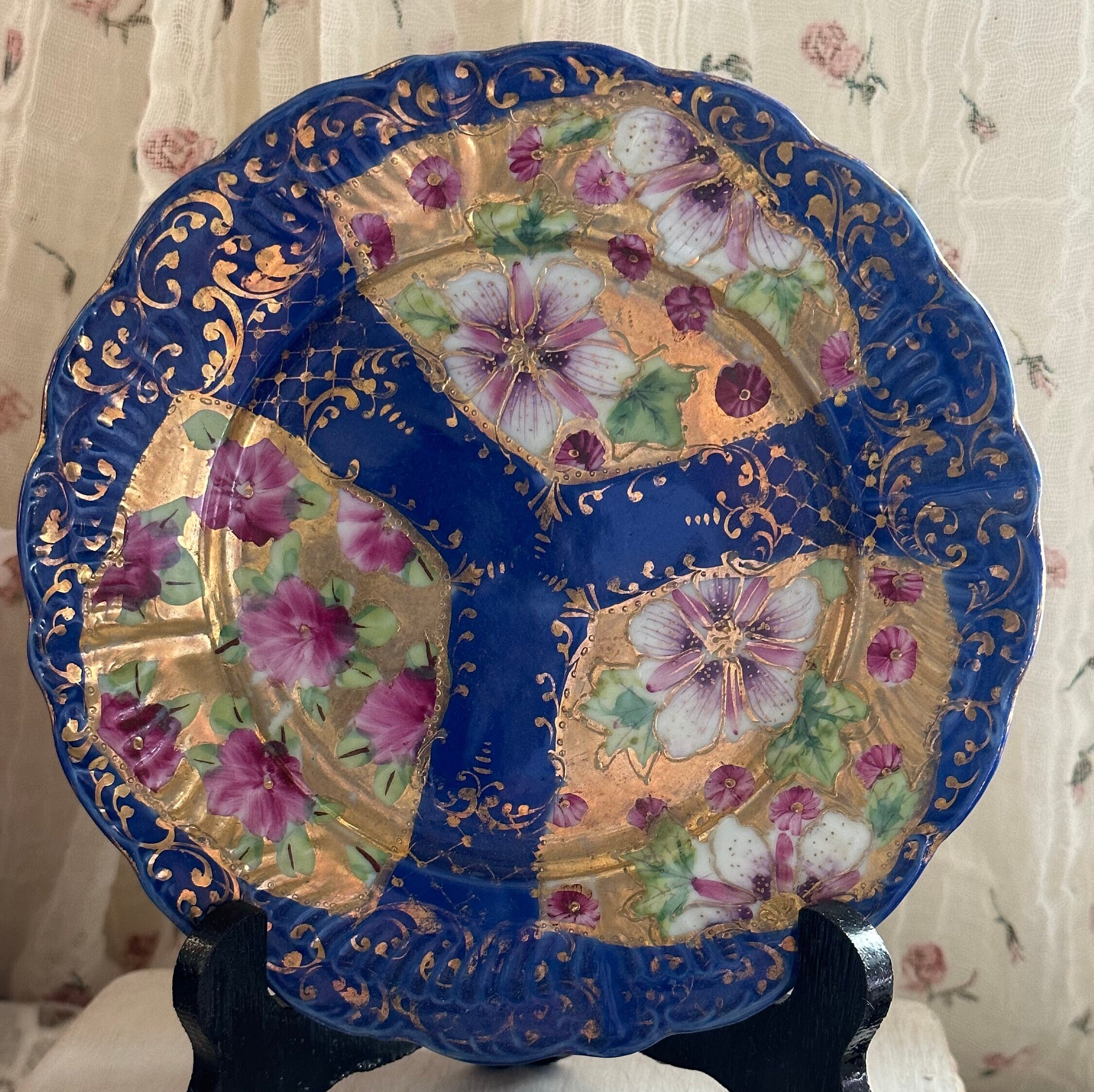 Vintage Hand Painted Nippon Plate - Etsy
