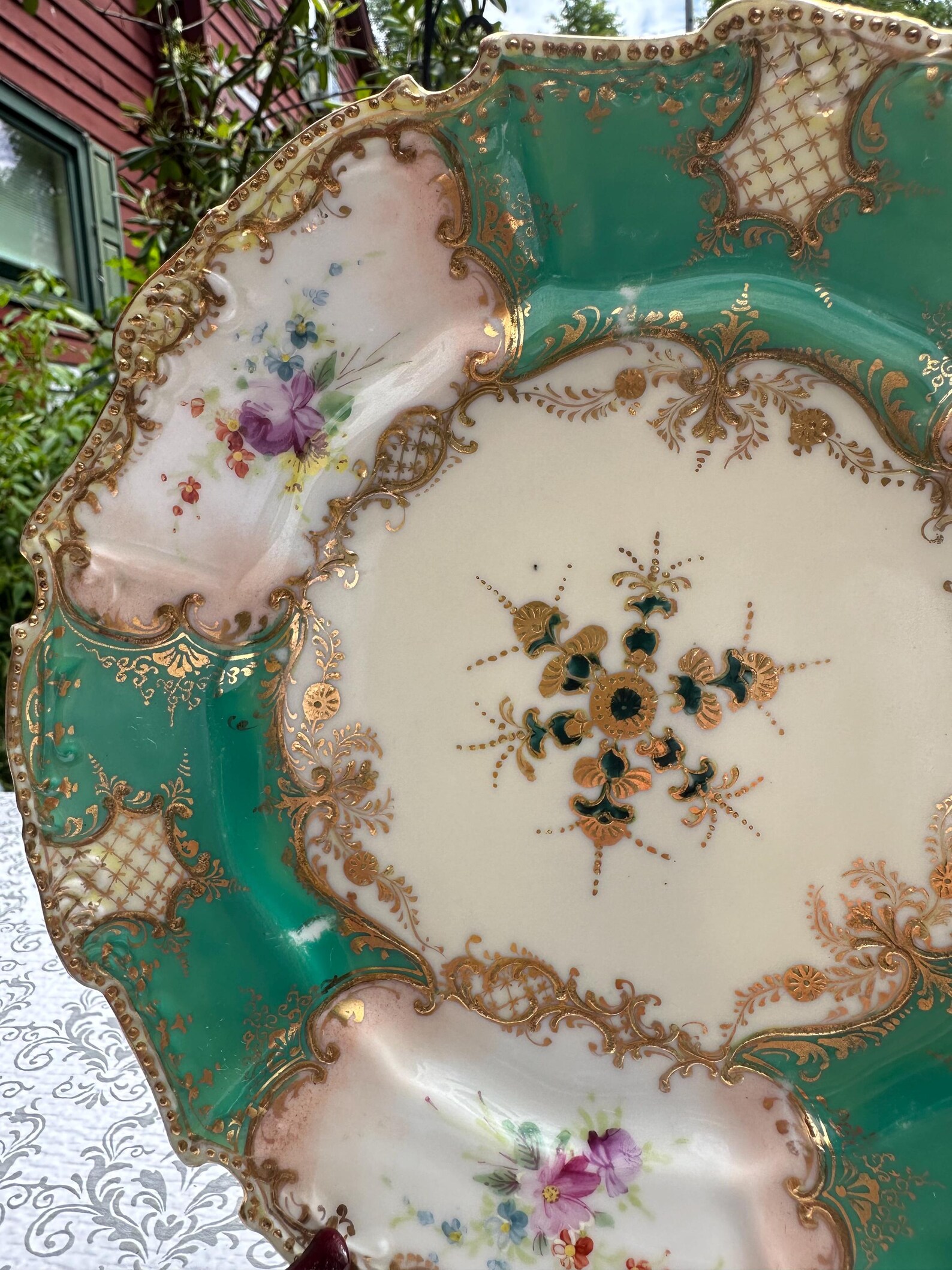 Antique Gorgeous Hand Painted Plate - Etsy