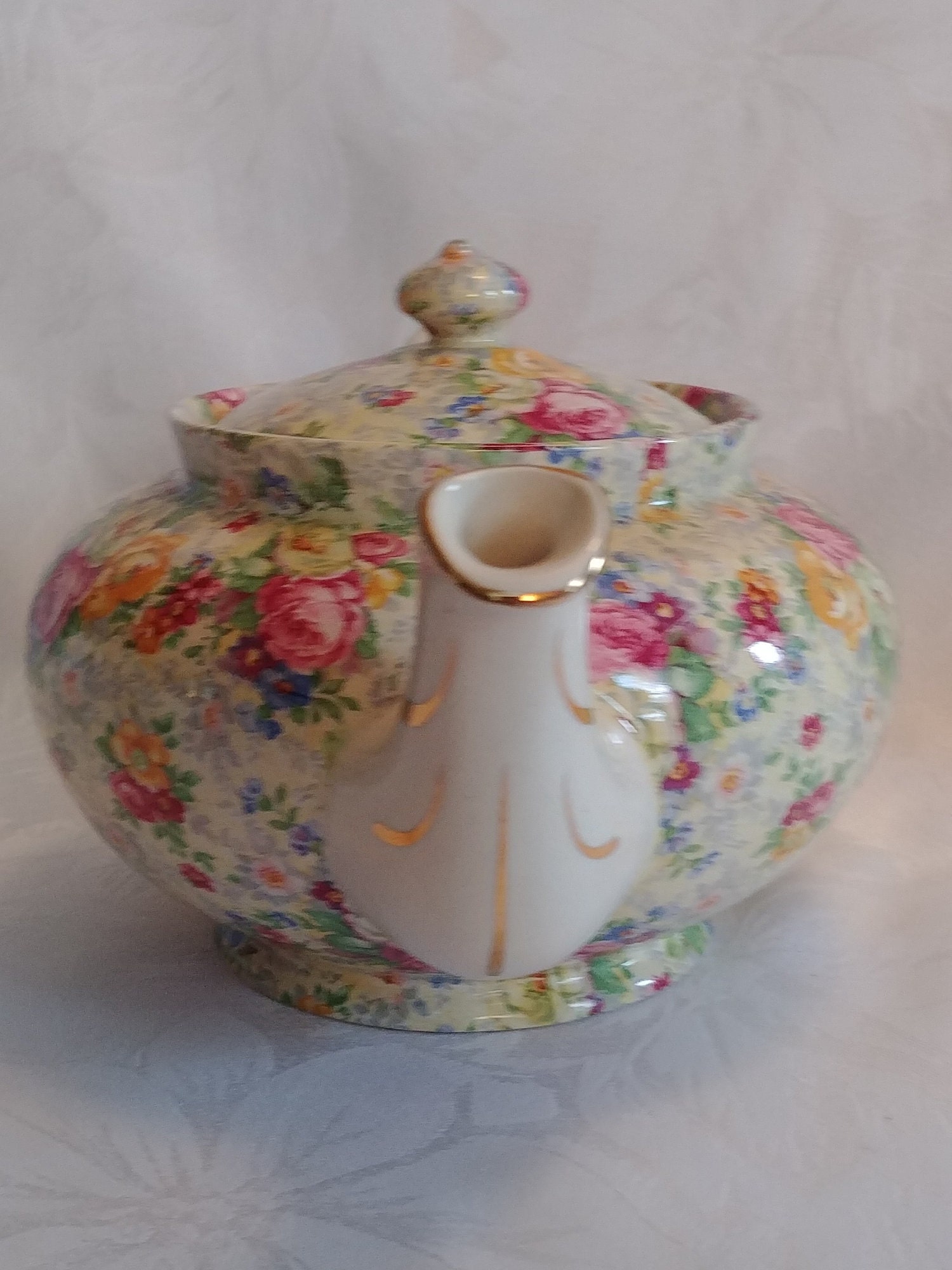 Lord Nelson Ware Rose Time Teapot - Etsy