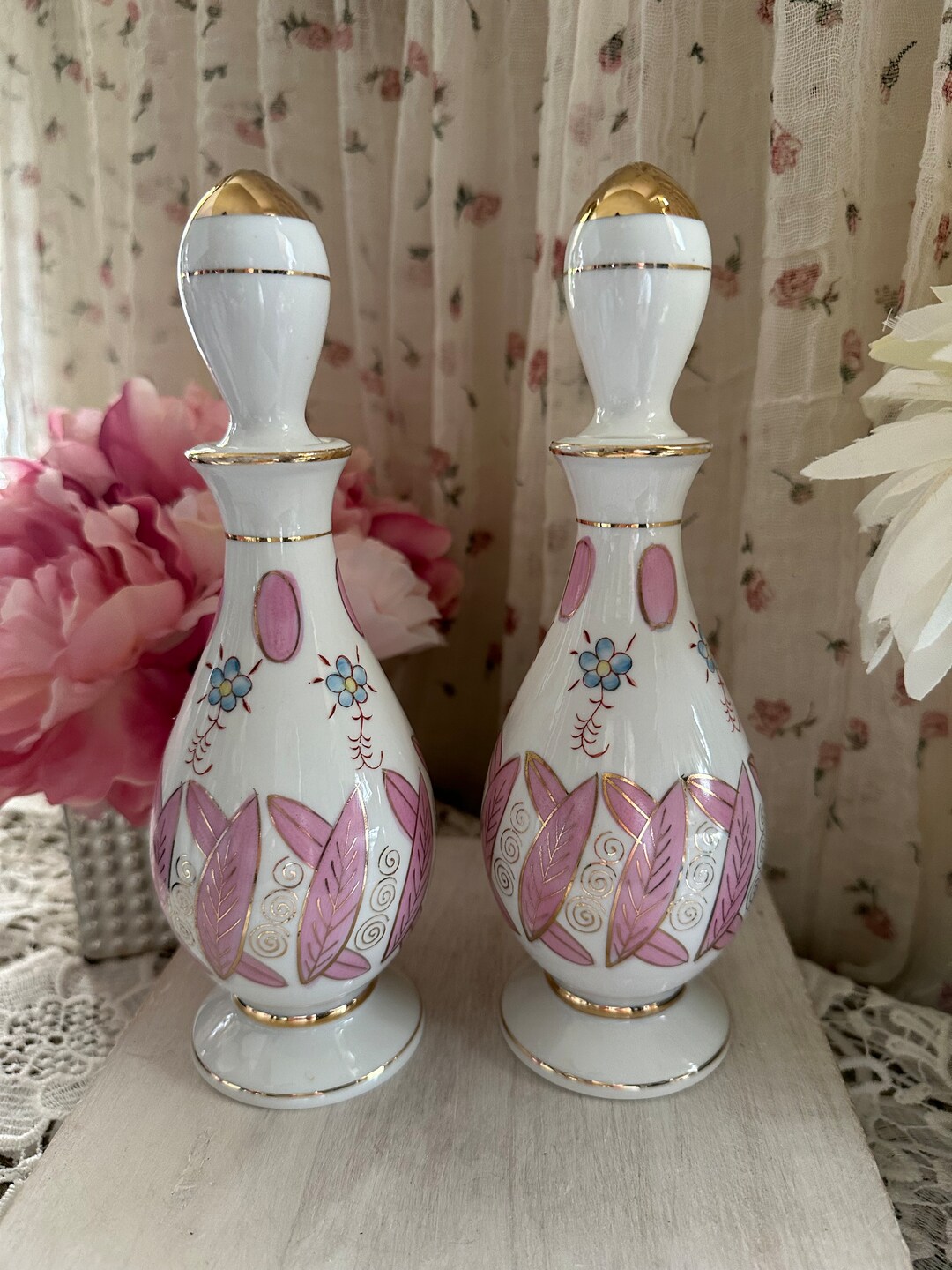 Vintage Andrea Porcelain Perfume Bottles - Etsy