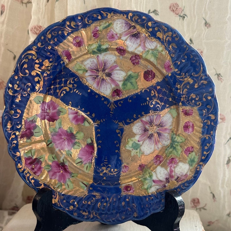 Vintage Hand Painted Nippon Plate - Etsy
