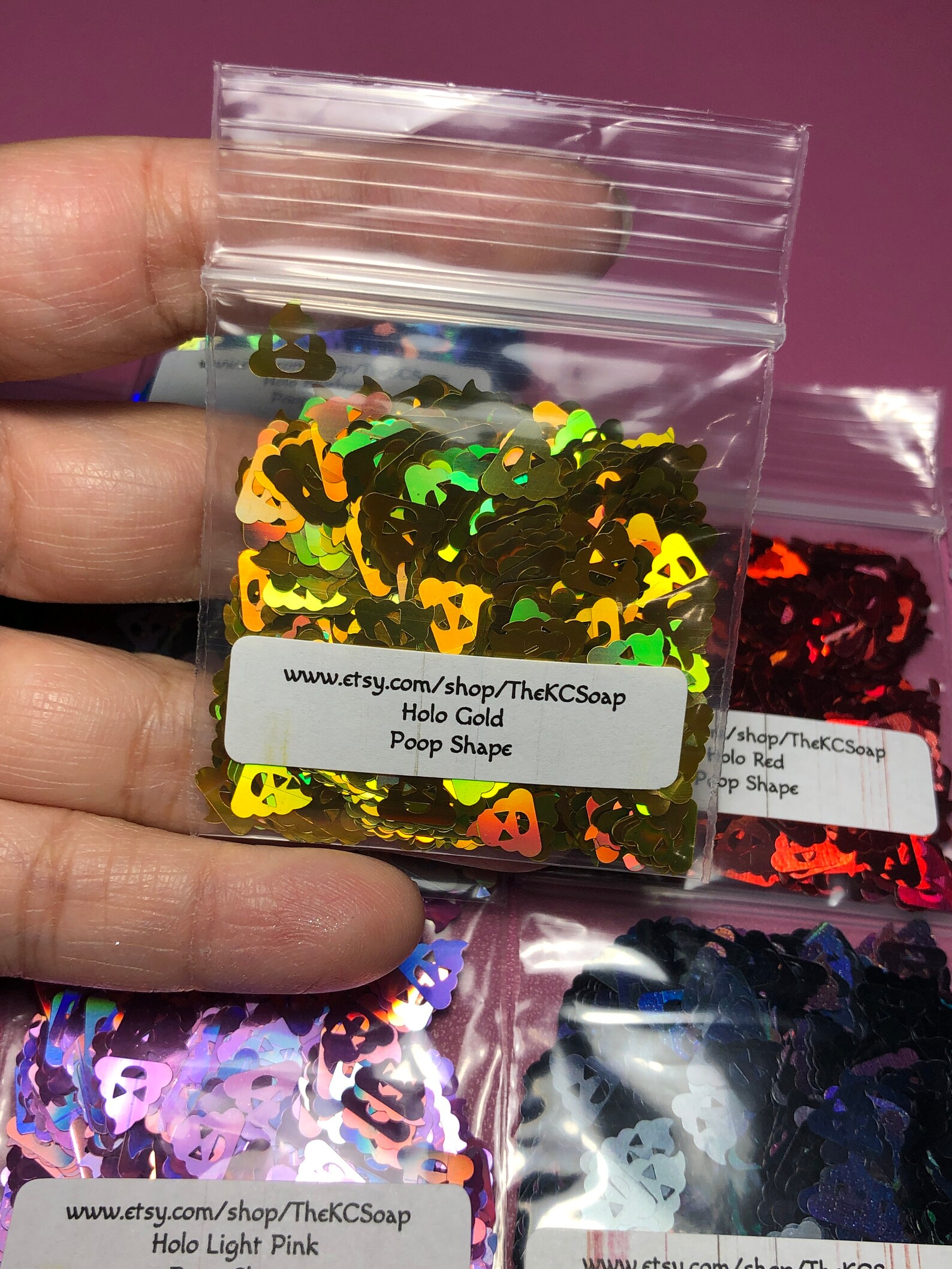 Solvent Resistant Holo Poop Shape Glitter U Choose Color Nail - Etsy