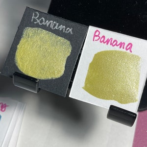 Handmade DIY Watercolor Paint Half Pan Fruit Collection Banana - Etsy