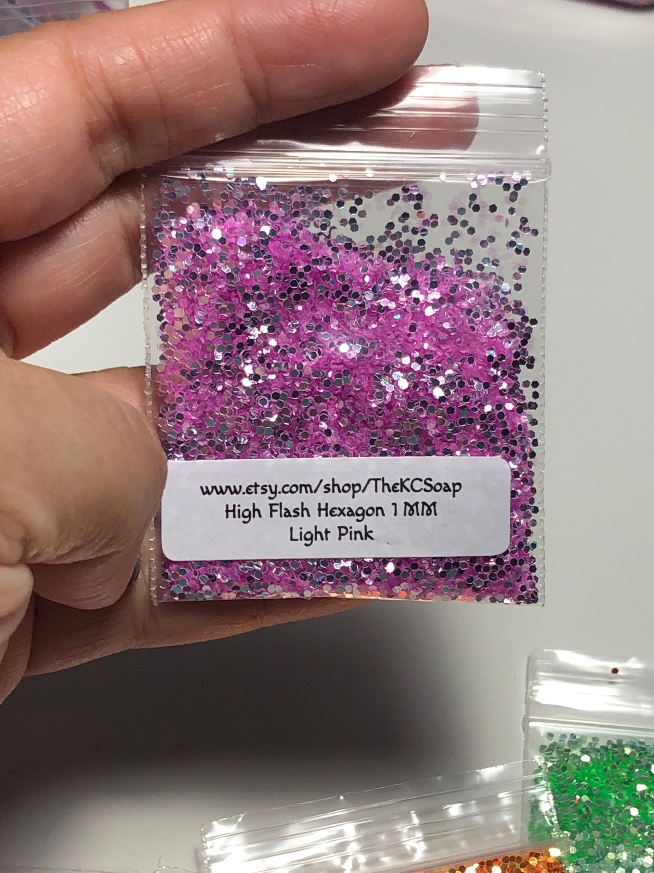 High Flash Hexagon 1MM Nail Act Face Solved Resistant | Etsy