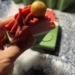 Grinch Christmas Cold Process Soap Winter Collection Gift Soap Bar Skin ...