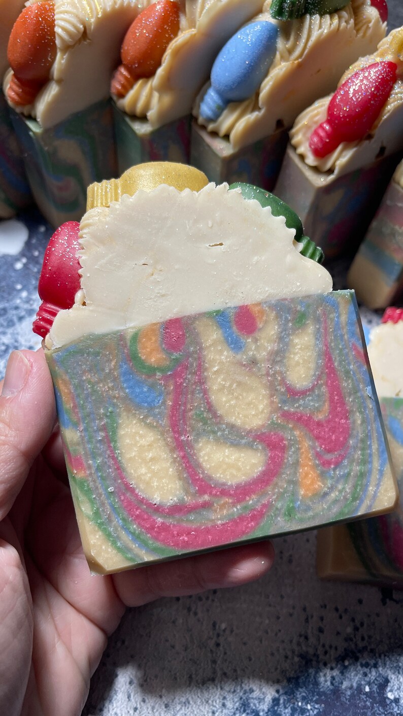 Merry Christmas Cold Process Soap Winter Collection Gift Soap Bar Skin ...