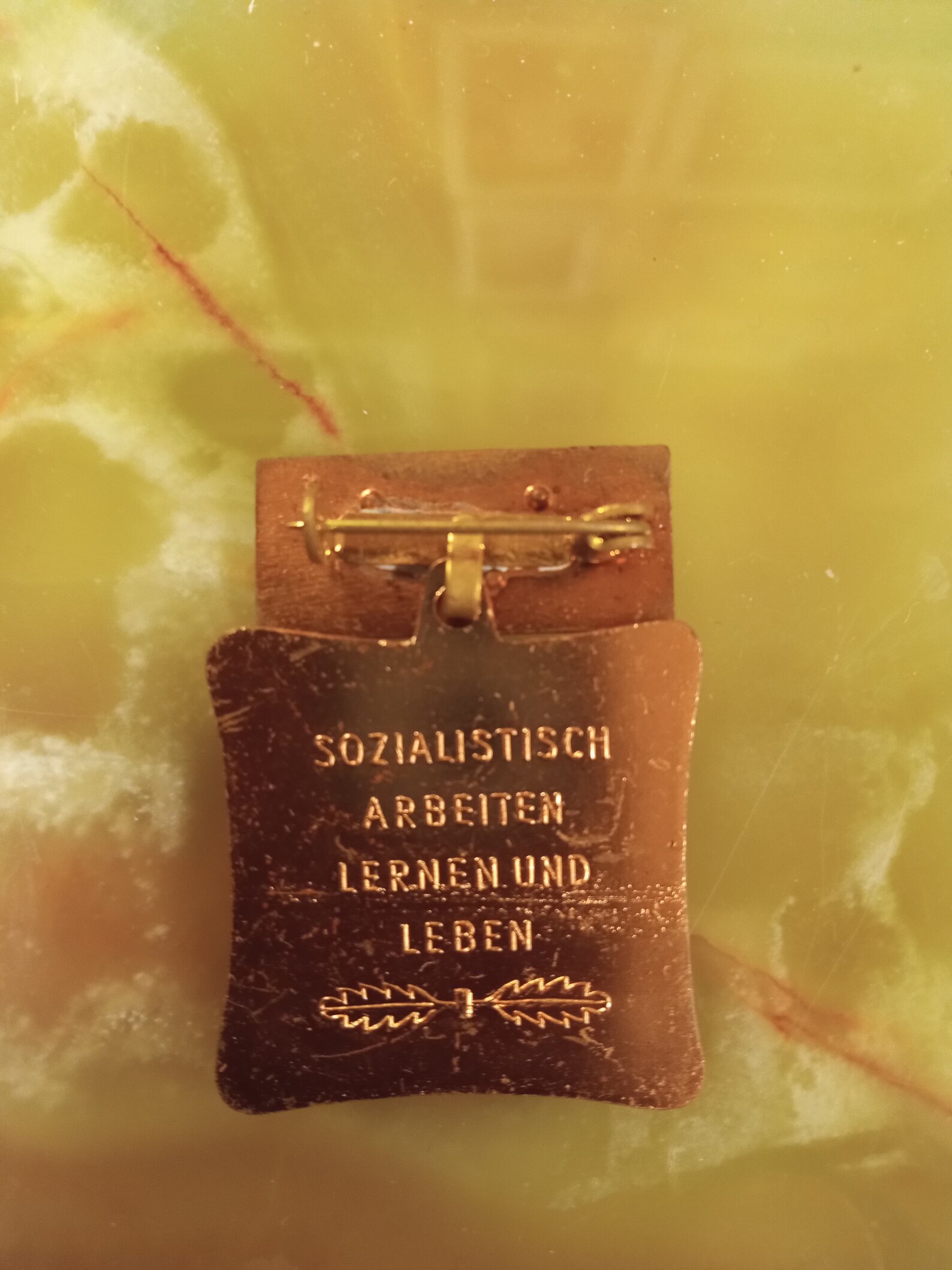 German DDR Medal + Bar Socialist Life a Learning 5th Award Vintage ...