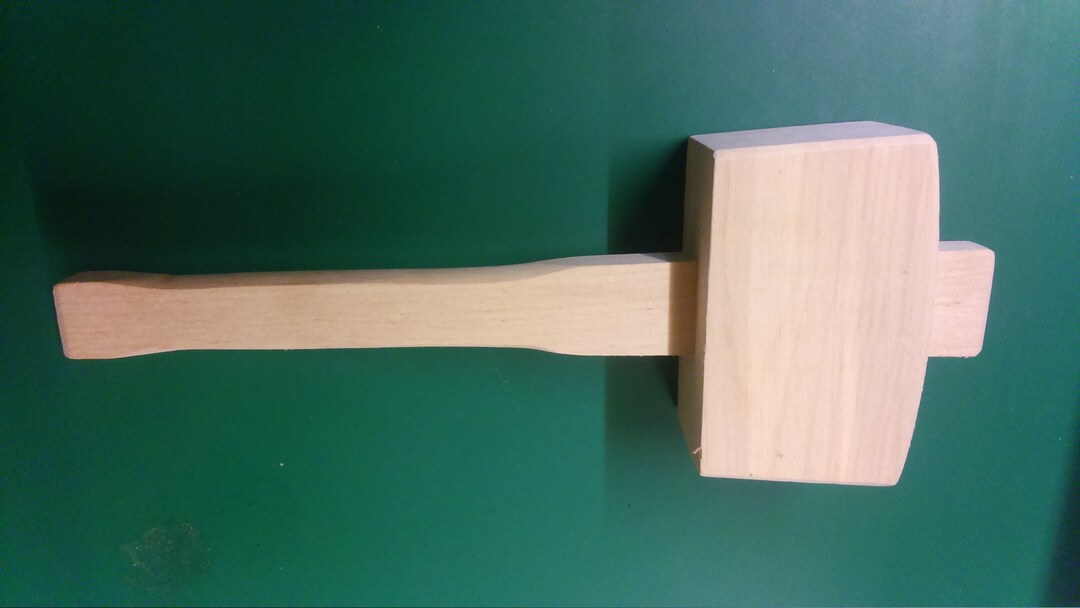 Hardwood Carpenter Craft Mallet Ideal for Wood Working Great Addition ...
