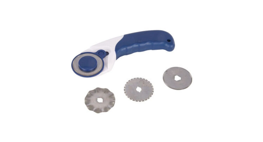 3 in 1 Rotary Cutter 45mm Dia Blades Perforating ,wave, 2 Straight ...