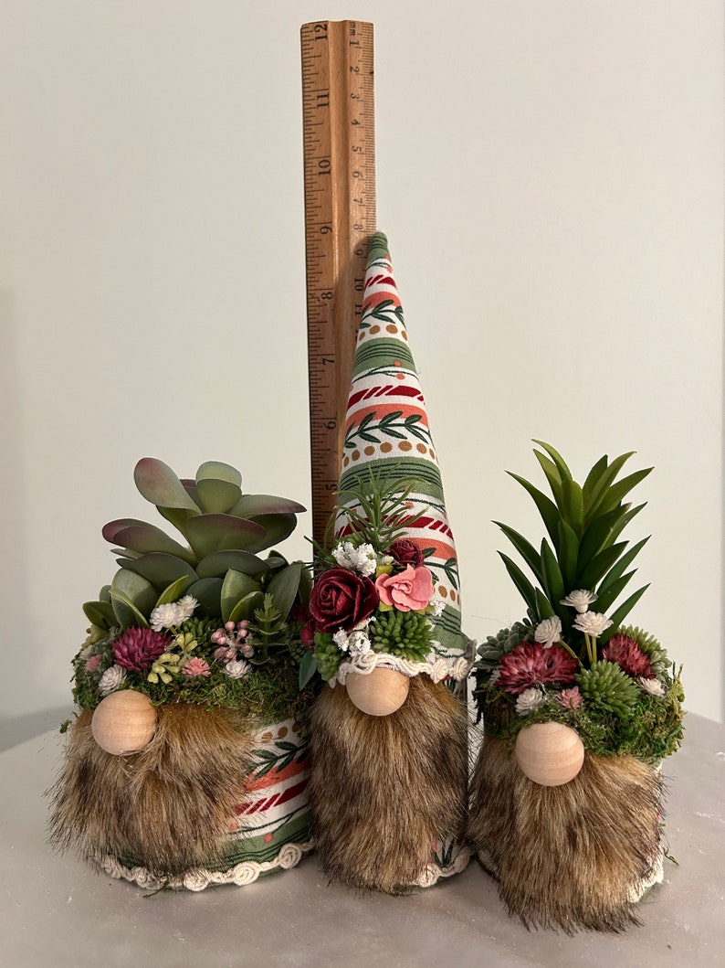 2024 Color Trend Gnome and Faux Succulent - Etsy