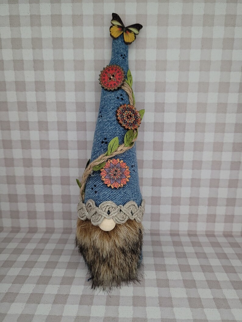 Denim and Buttons Gnome - Etsy