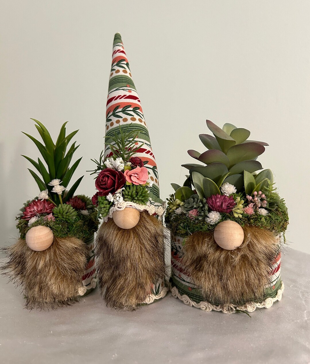 2024 Color Trend Gnome and Faux Succulent - Etsy