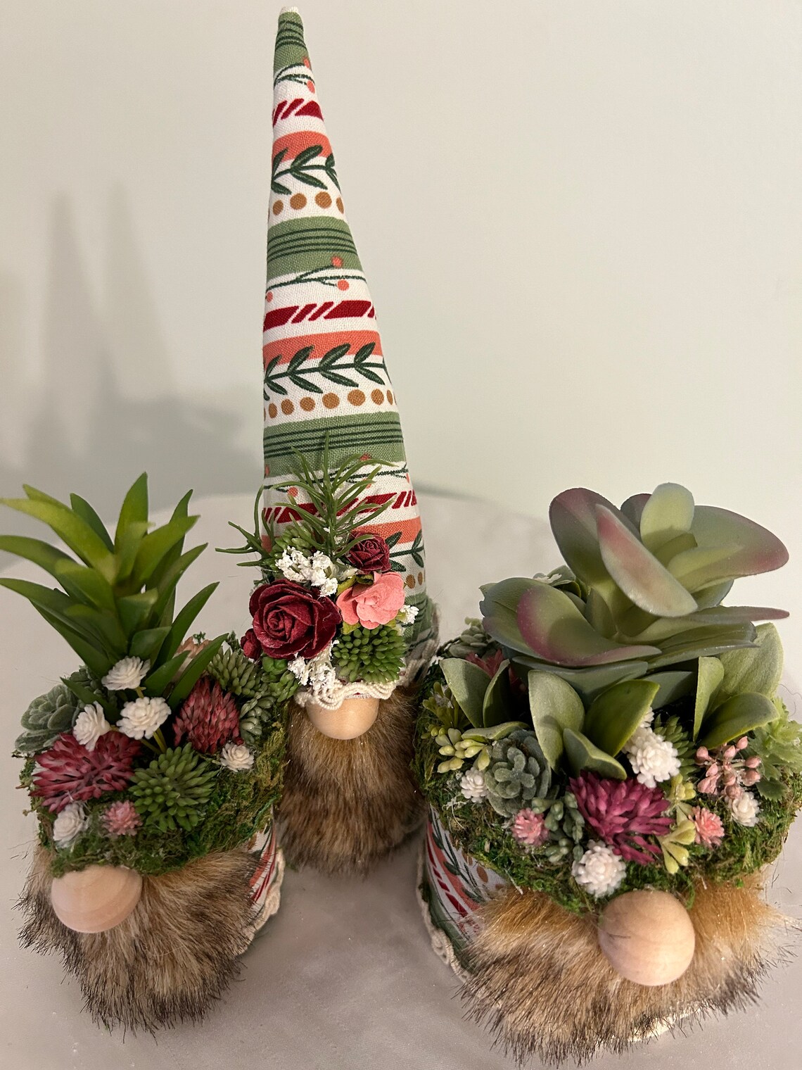 2024 Color Trend Gnome and Faux Succulent - Etsy