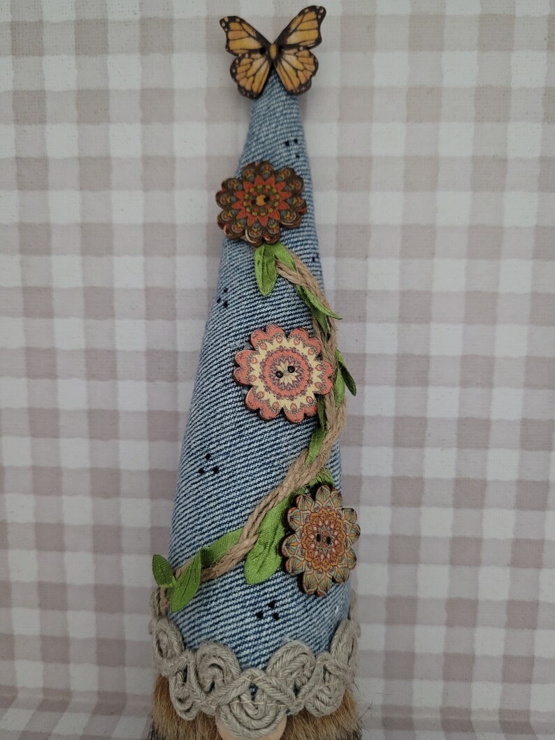 Denim and Buttons Gnome - Etsy