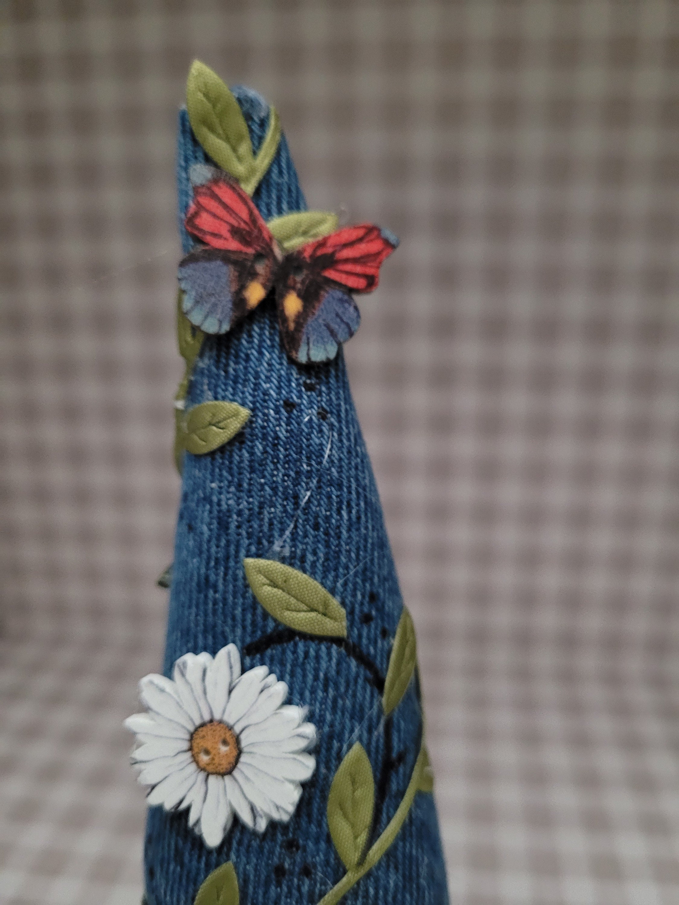 Red White and Blue Denim Gnome - Etsy