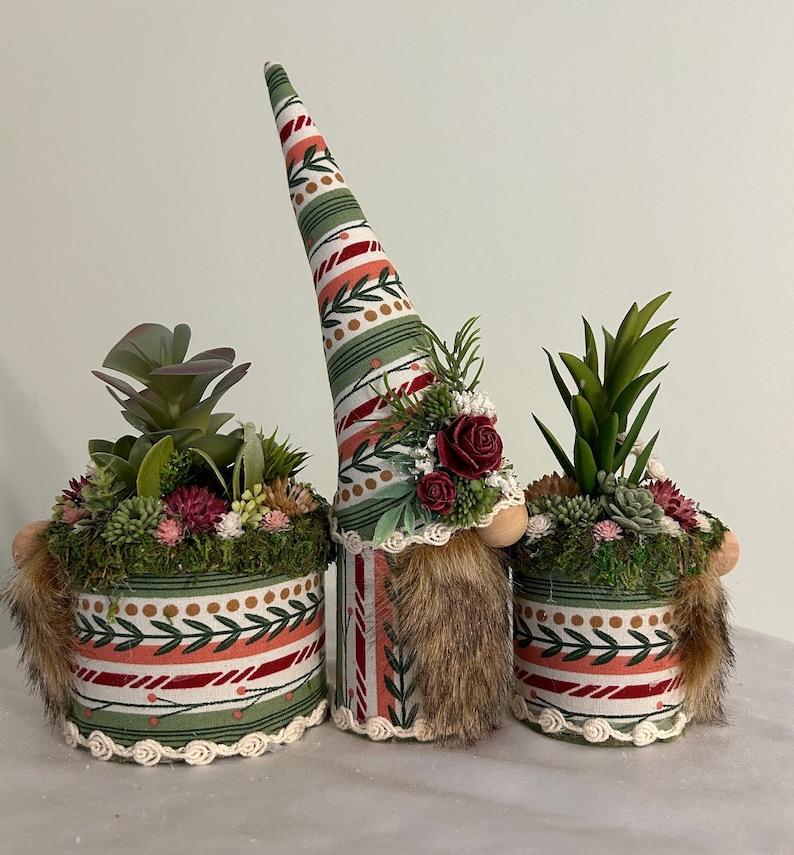 2024 Color Trend Gnome and Faux Succulent - Etsy