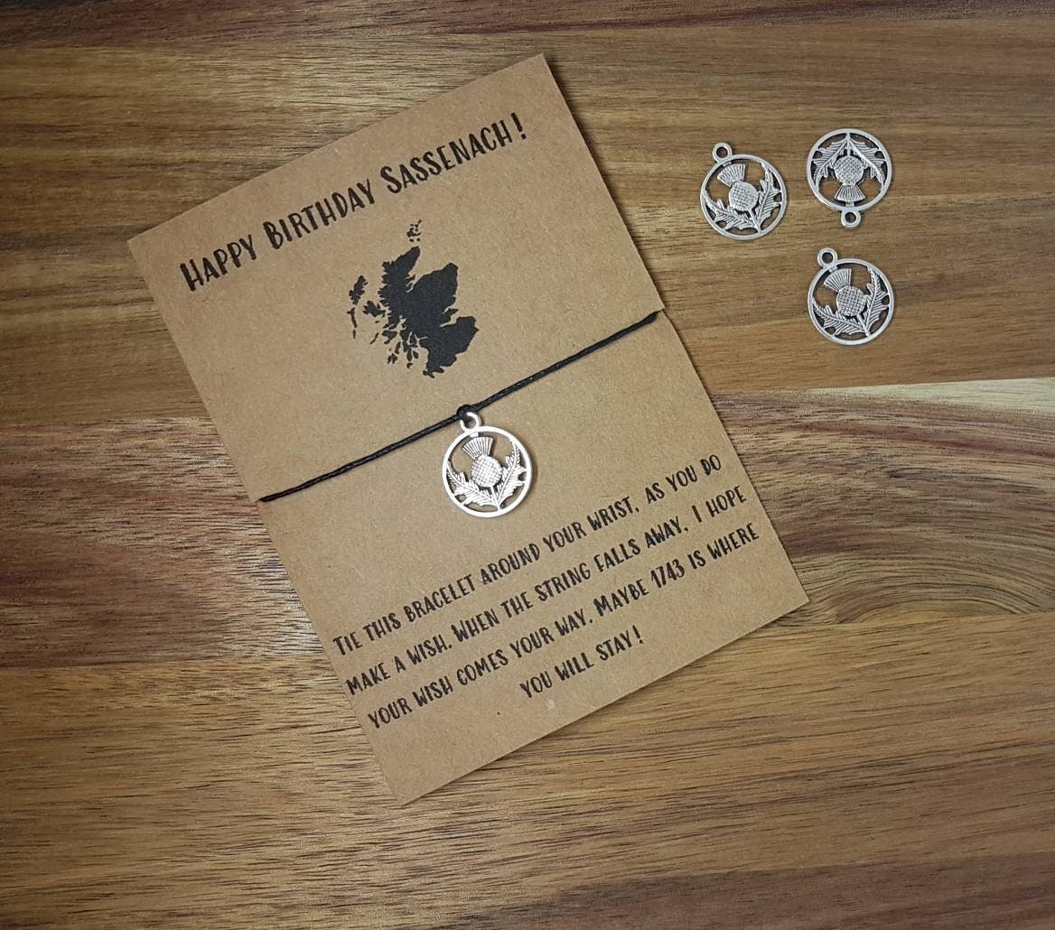 Happy Birthday Sassenach. Outlander Inspired Style Wish - Etsy Hong Kong