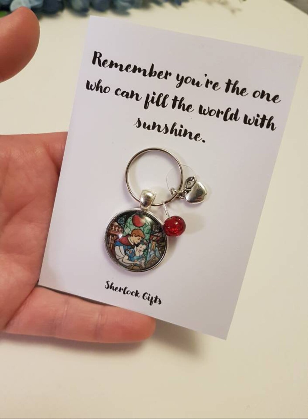Princess Stained Glass Keyring. Disney Inspired Gift. Princess. Stained ...