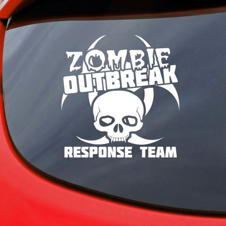 Zombie Outbreak Response Team Car Decal Vinyl Sticker - Etsy