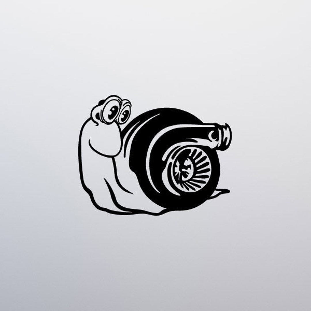 Turbo Snail Car Decal, Vinyl Sticker, Window, Bumper, Funny, Windscreen ...