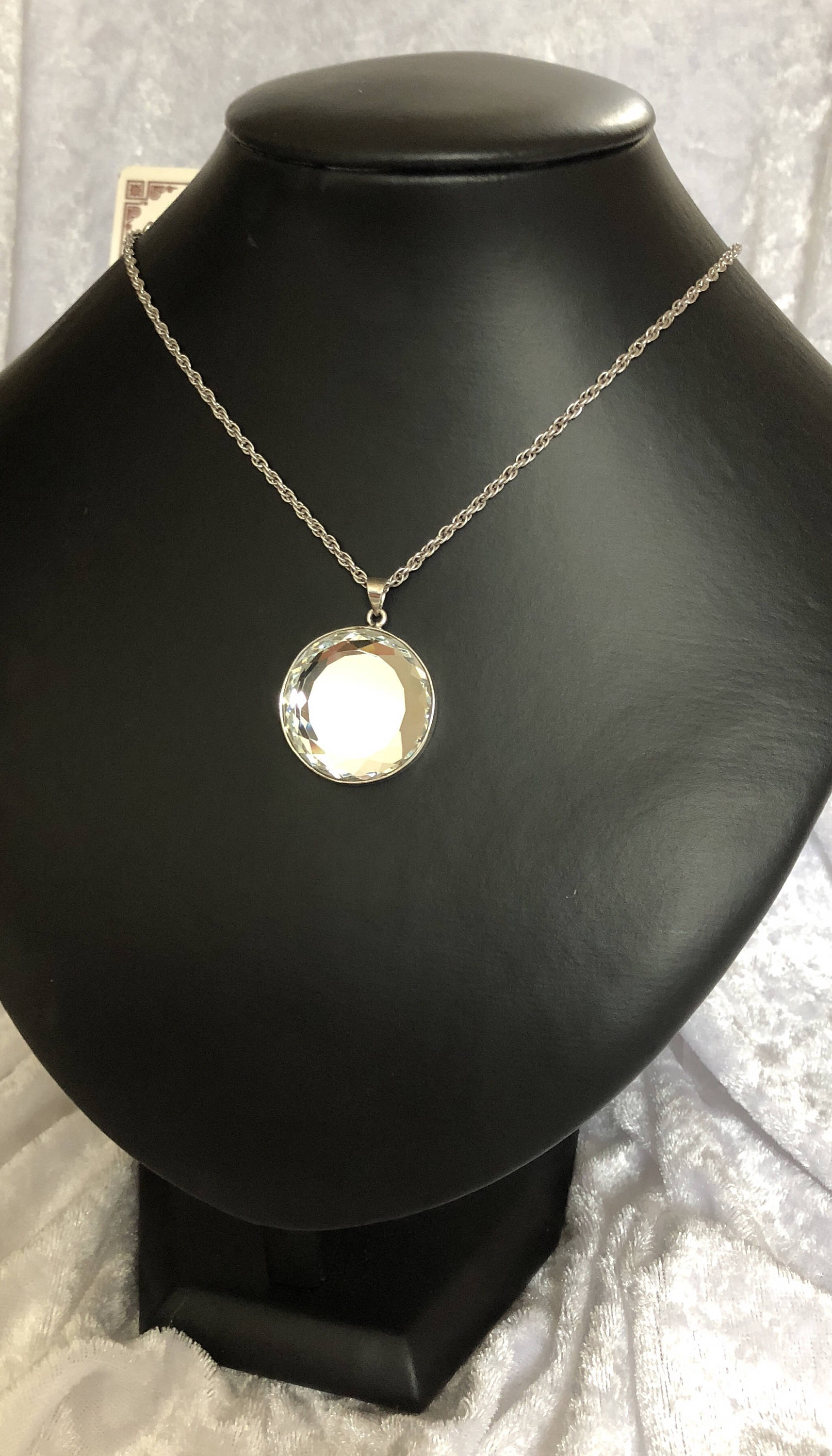 Magic Mirror Jewelry Silver Mirror Pendant for Protection Against ...