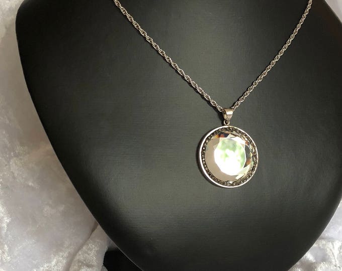 Magic Mirror Jewelry Silver Mirror Pendant for Protection Against ...