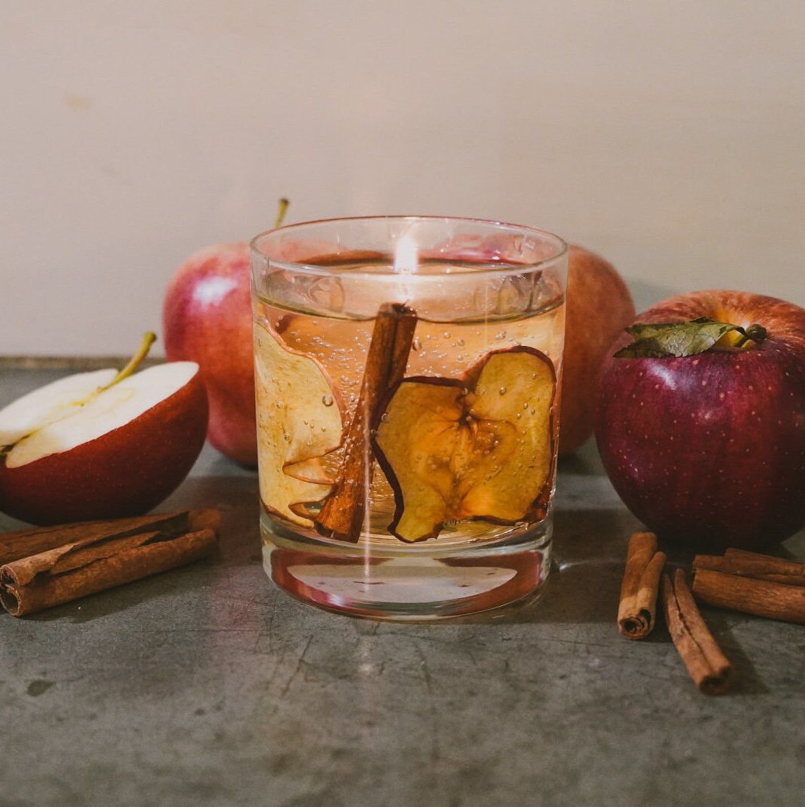 Cinnamon Apple Gel Candle - Etsy