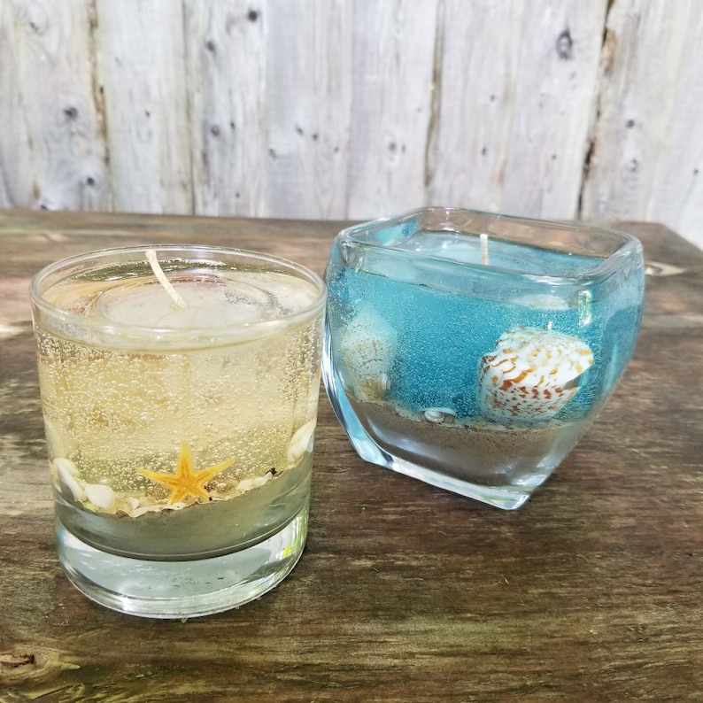 Ocean Gel Candle | Etsy