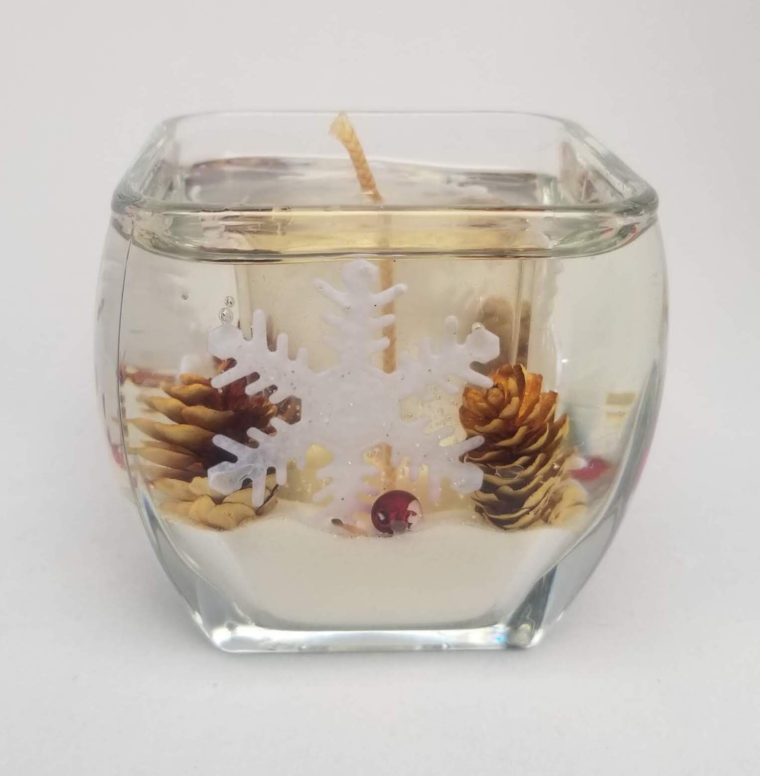 Winter Snow Gel Candle - Etsy