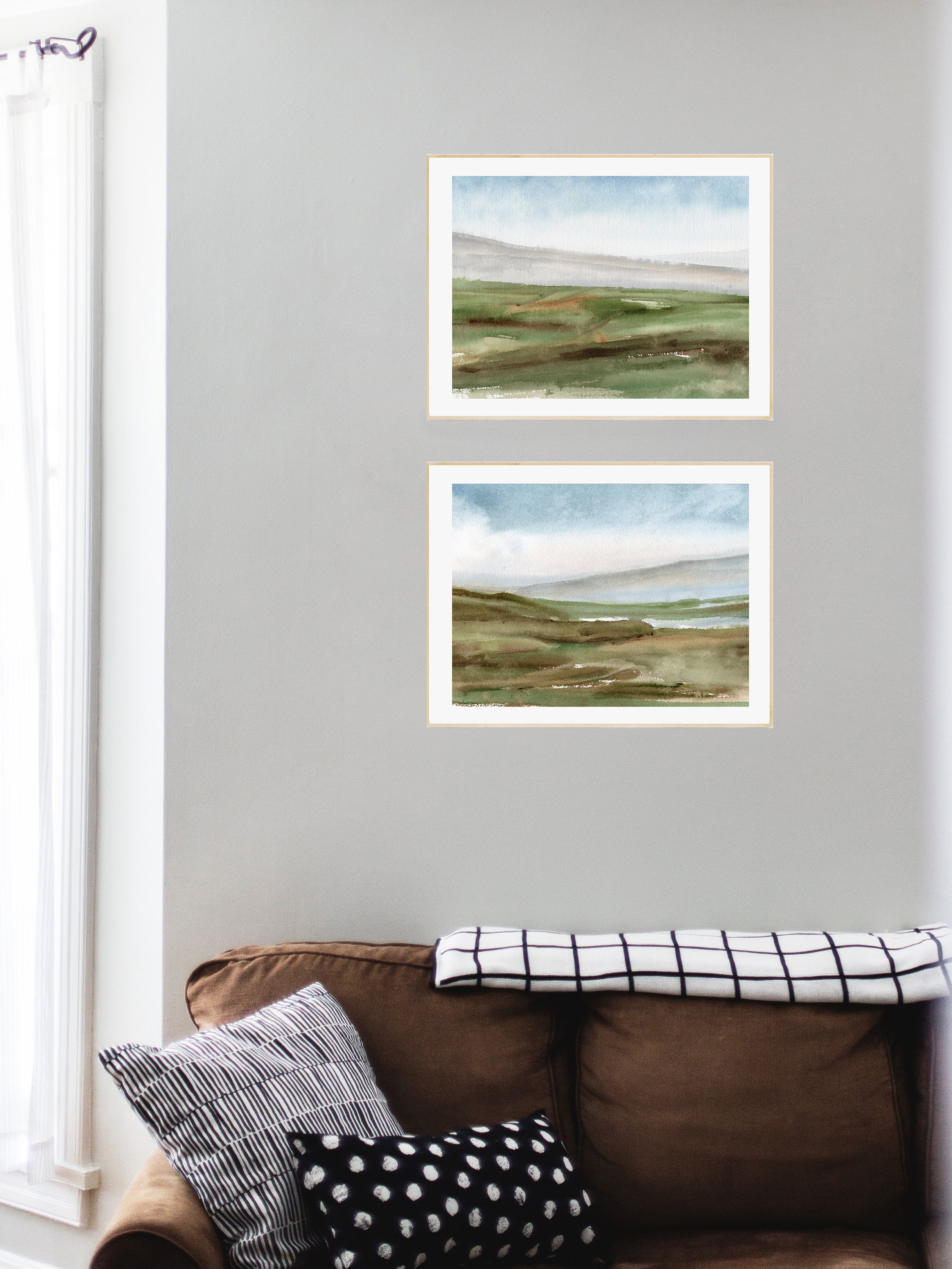 Large Abstract Landscape of Tuscany Printable Art Italy - Etsy
