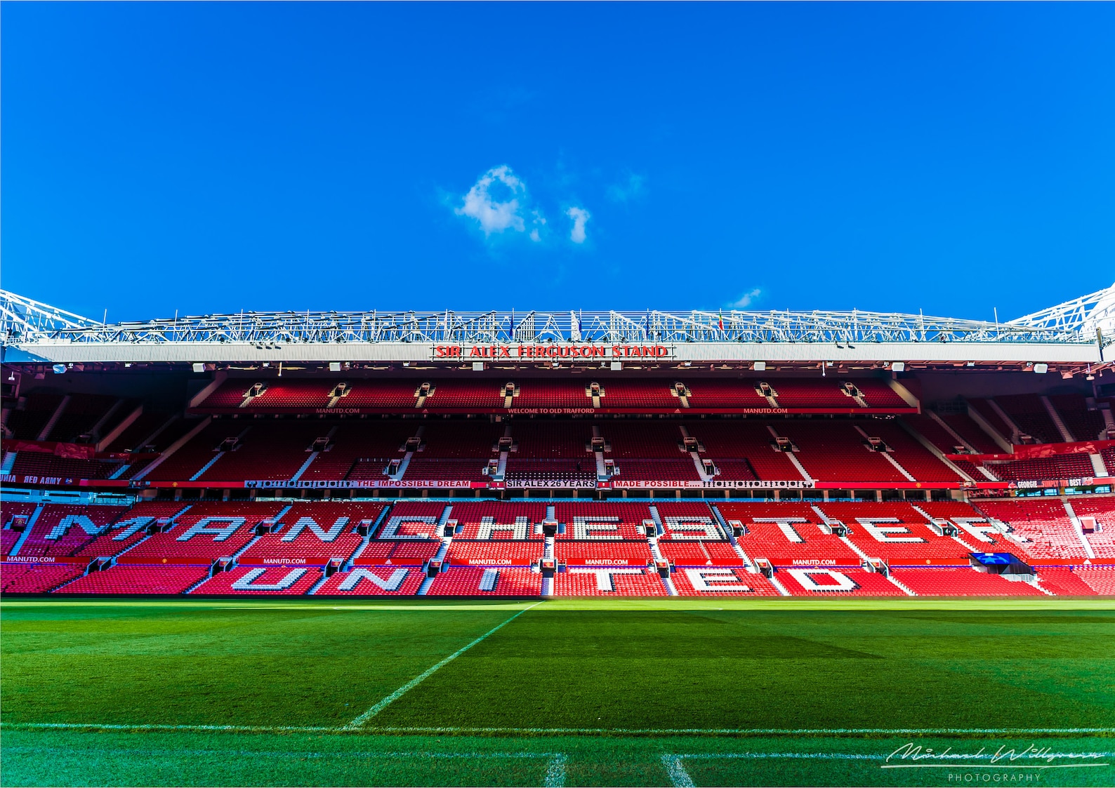 Old Trafford Manchester United Photo Print - Fine Art Landscape ...