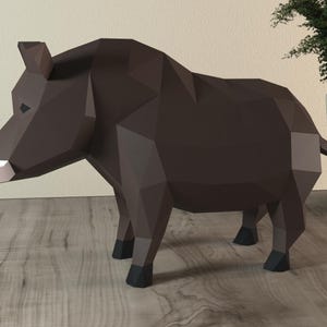 Boar Papercraft DIY - Etsy