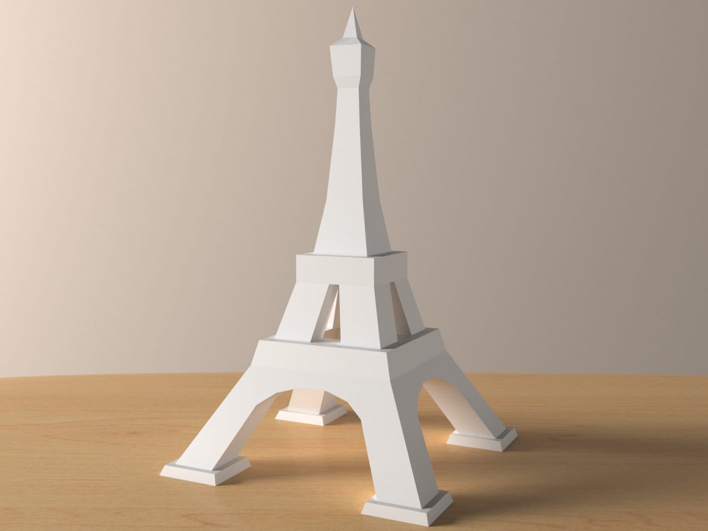 Eiffel Tower Papercraft PDF Template - Etsy Australia