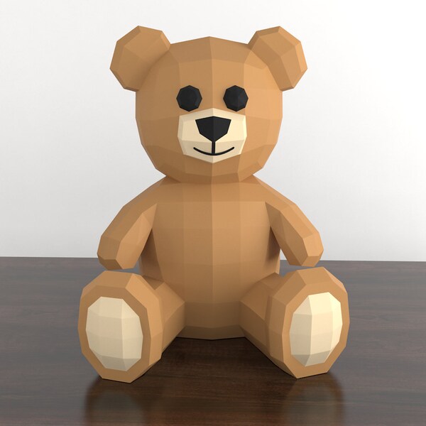 Bear Papercraft - Etsy