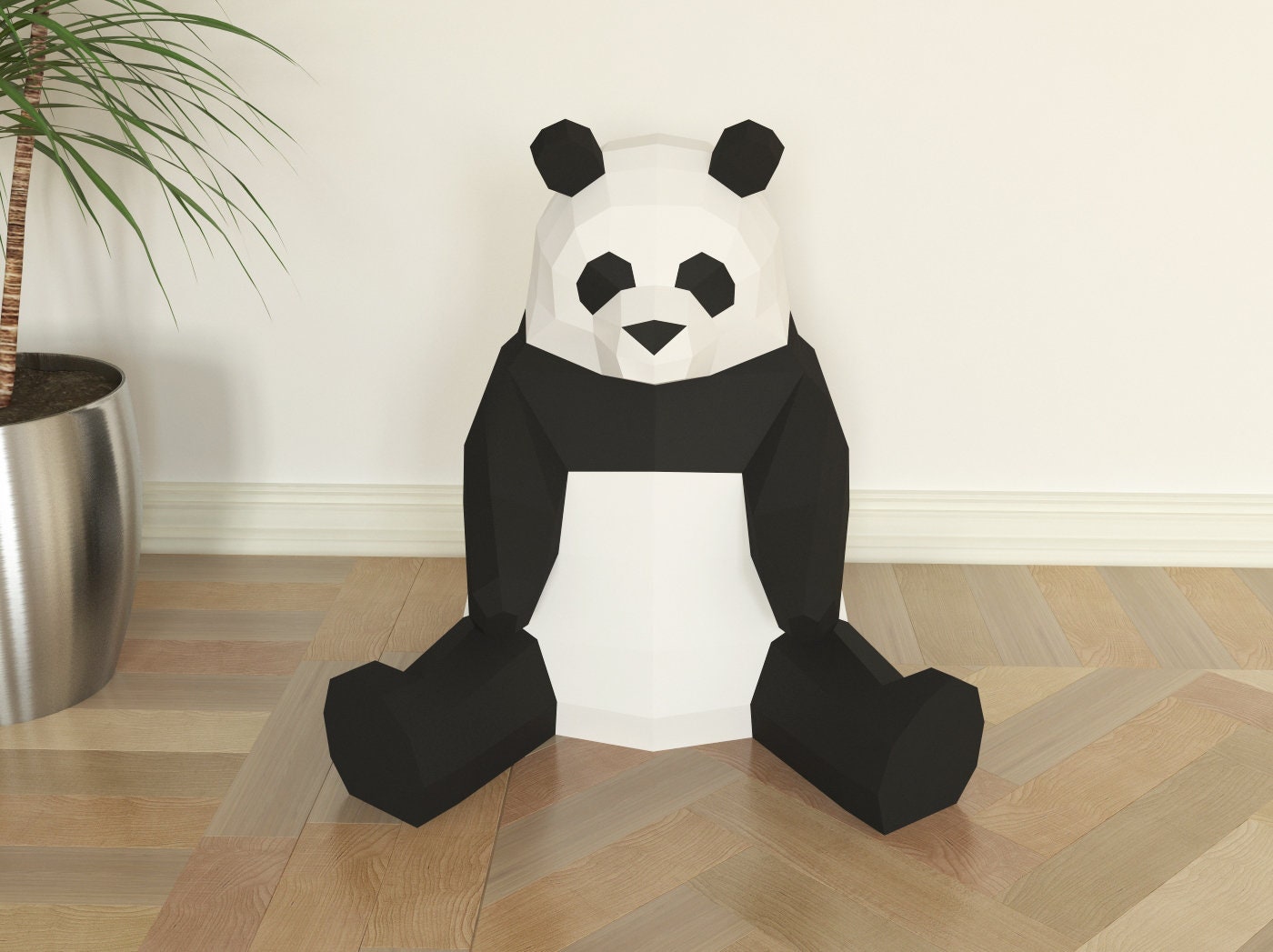Panda DIY Papercraft - Etsy