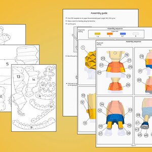 Bart Simpson Papercraft PDF Themeplate DIY DXF Cameo - Etsy Australia